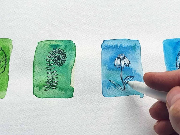 Let’s Explore Pen Ink and Watercolor – Simple Tips and Examples To Get ...