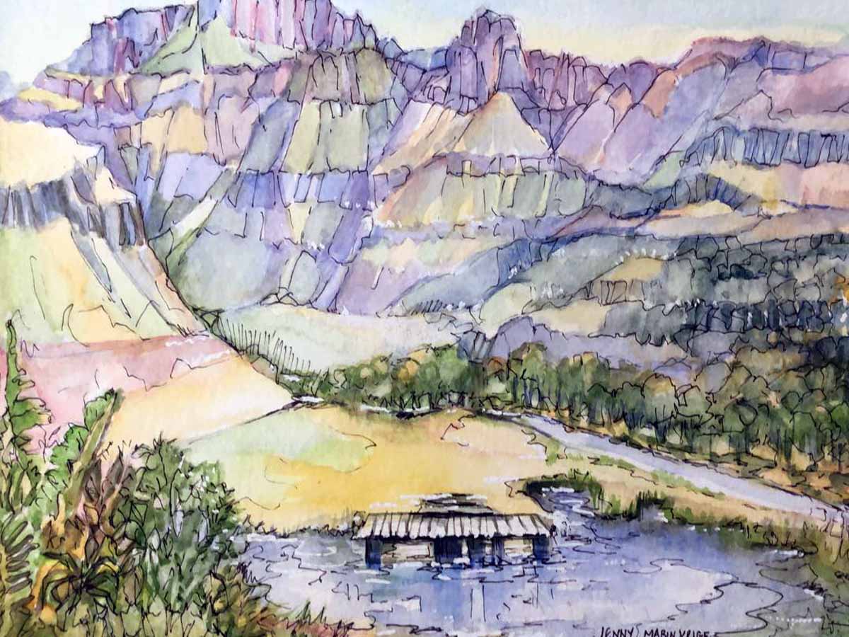 Let’s Explore Pen Ink and Watercolor – Simple Tips and Examples To Get ...