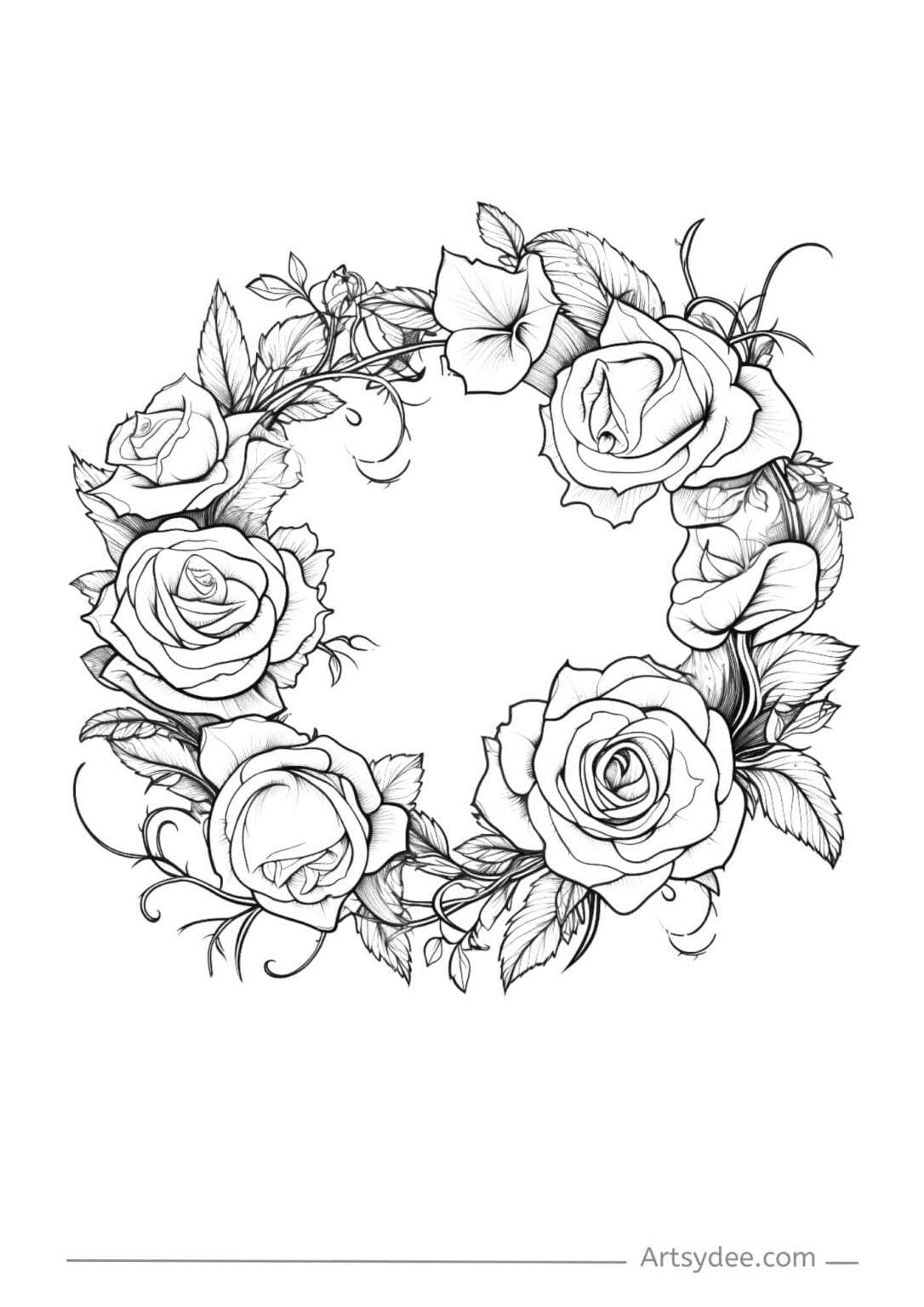 19 Free Rose Printables for Your Creative Arts & Craft Projects ...
