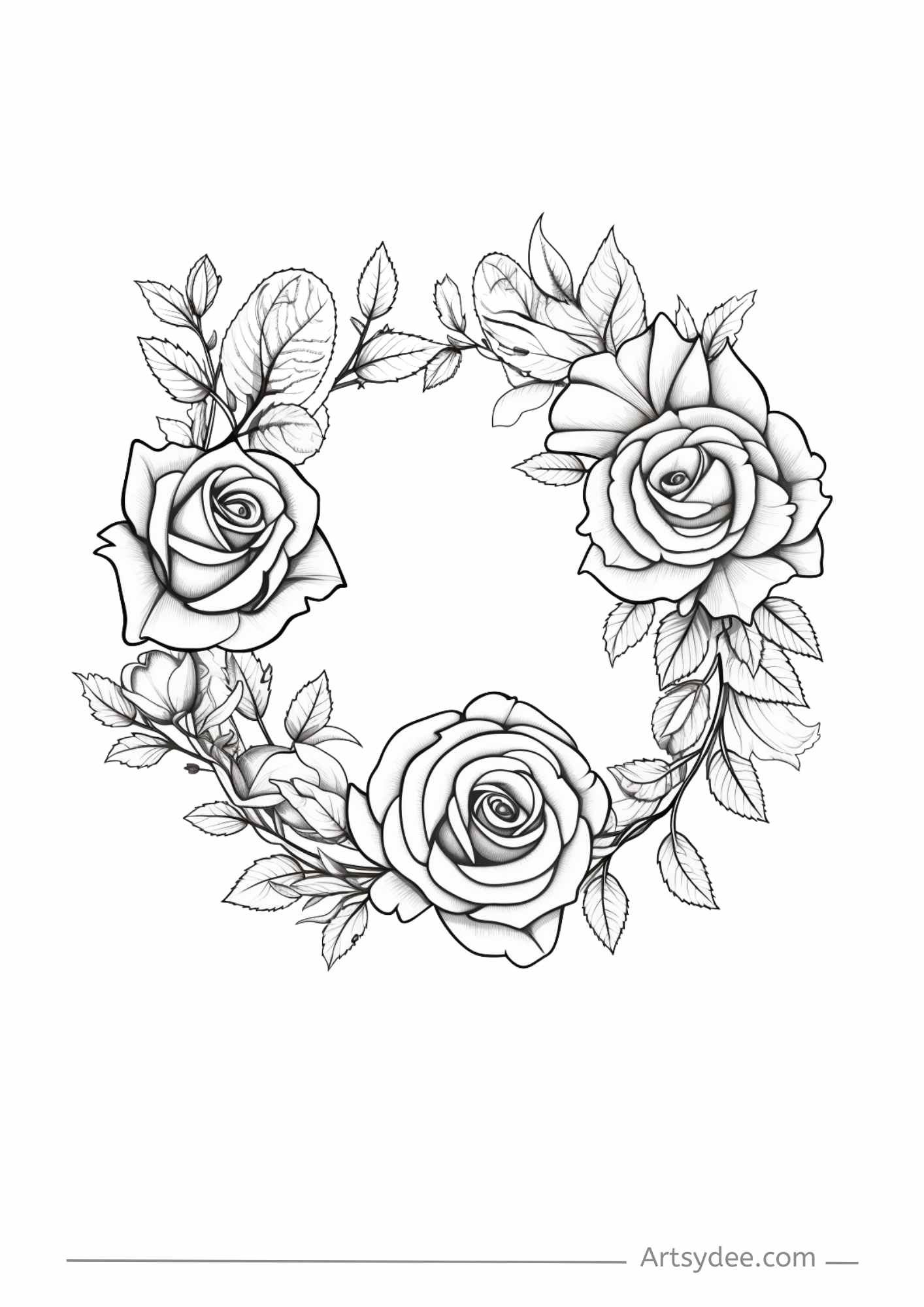 19 Free Rose Printables for Your Creative Arts & Craft Projects ...