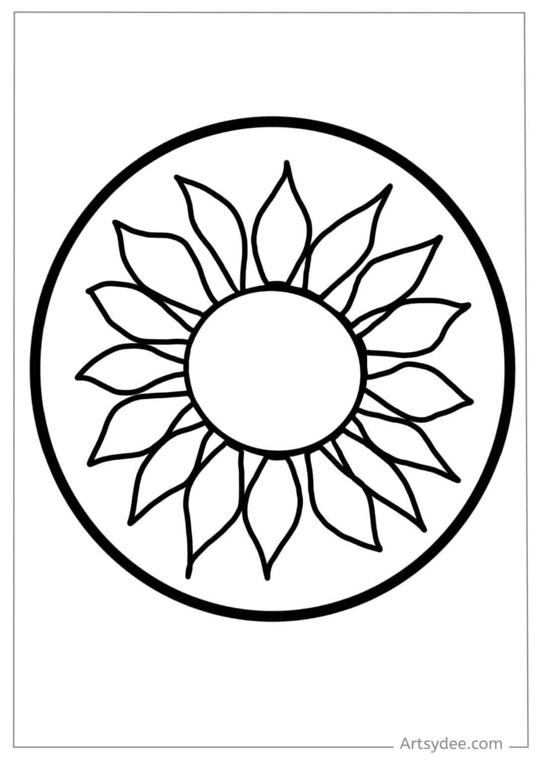 14 Free Sunflower Printables: Gorgeous Templates for your Next Artwork ...