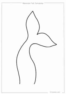 20+ FREE Printable Mermaid Tail Templates! - Artsydee - Drawing ...