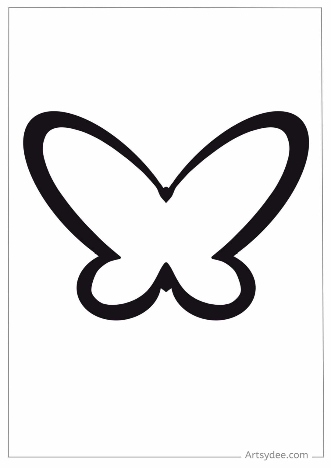 38 FREE Butterfly Stencil Templates: Flutter Into Creativity ...