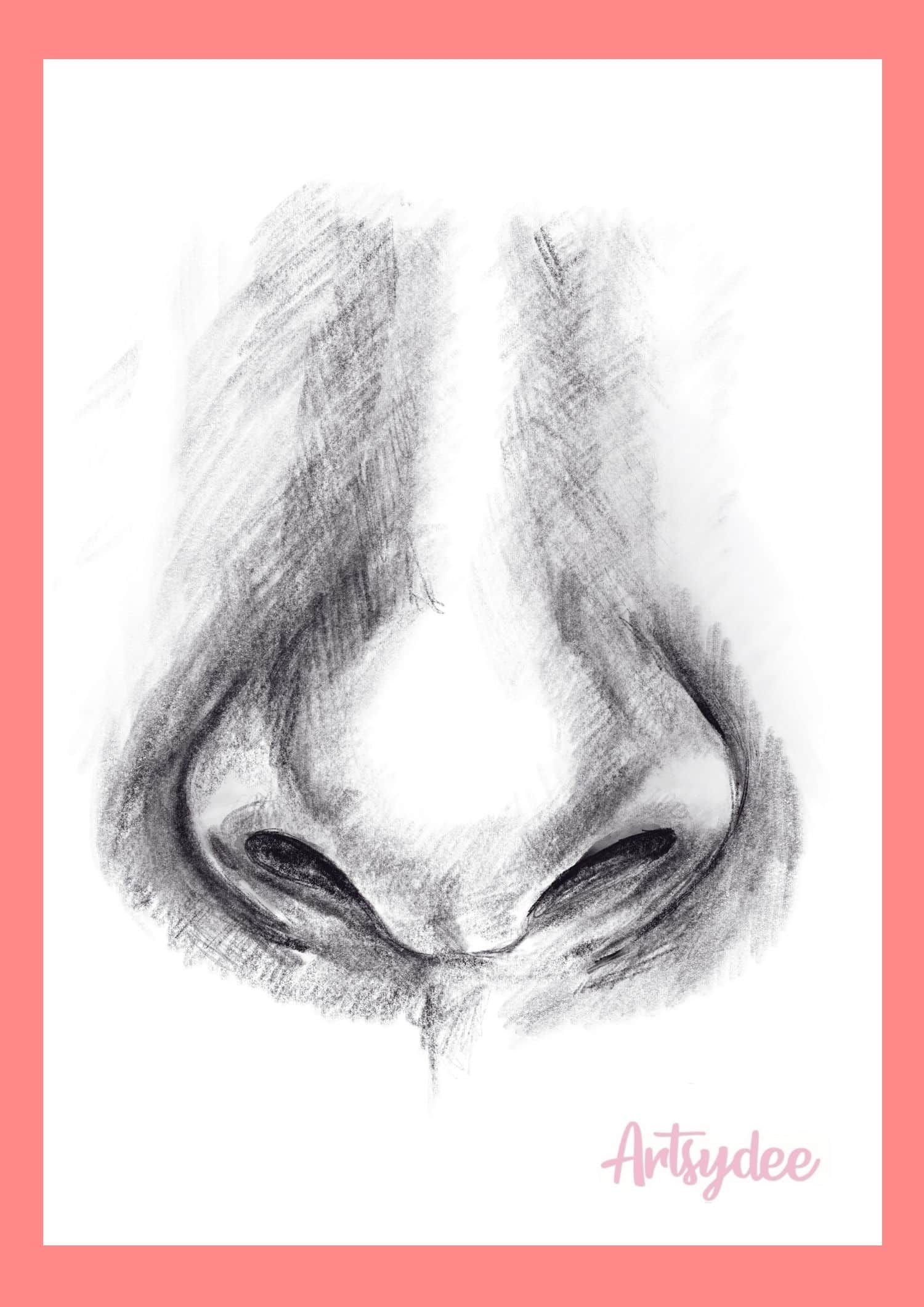 How to Draw a Nose Step by Step | 9 Quick Steps to Draw a Realistic ...