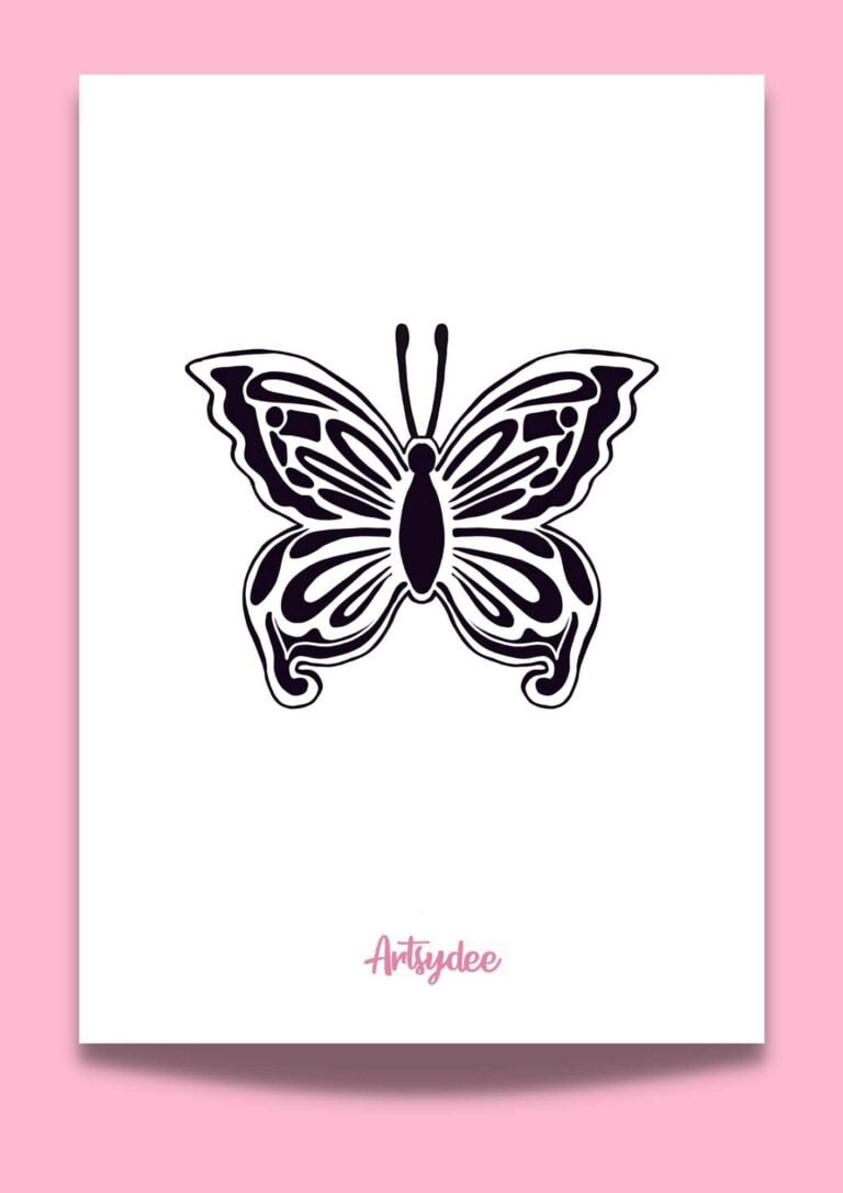 21 Butterfly Stencil Templates | FREE Printables for Your Creative ...