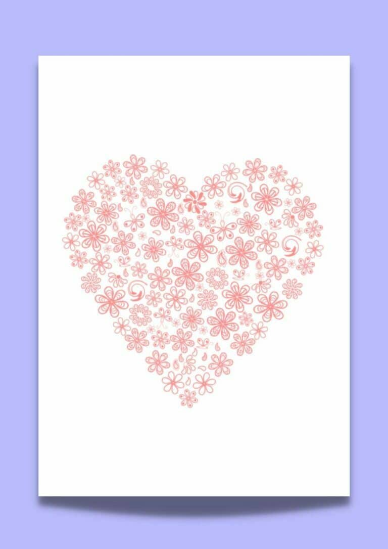20 Heart Templates | FREE Printables for Your Creative Projects ...