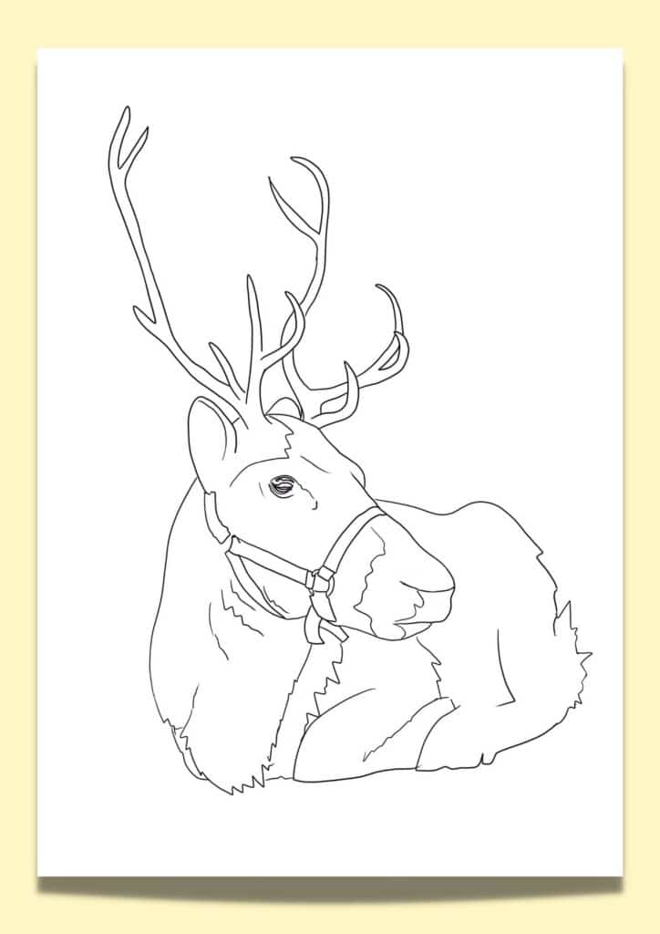 Looking for a Reindeer Template? 5 FREE Reindeer Printables! - Artsydee ...