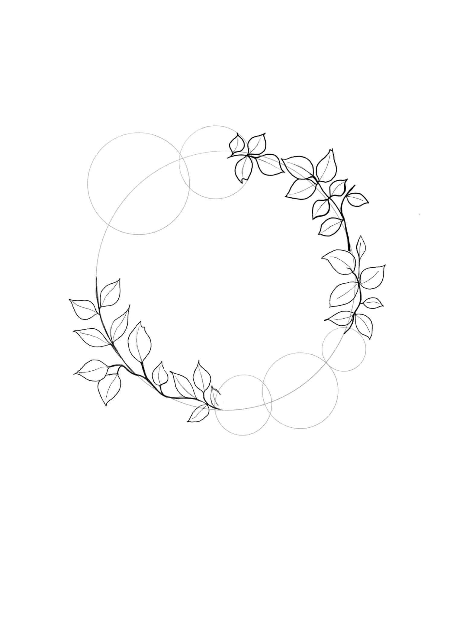 How to Draw a Wreath in 7 Easy Steps! – Artsydee – Drawing, Painting ...