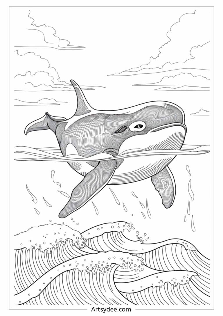 20+ Free Printable Whale Templates for Watercolor & Crafts! - Artsydee ...