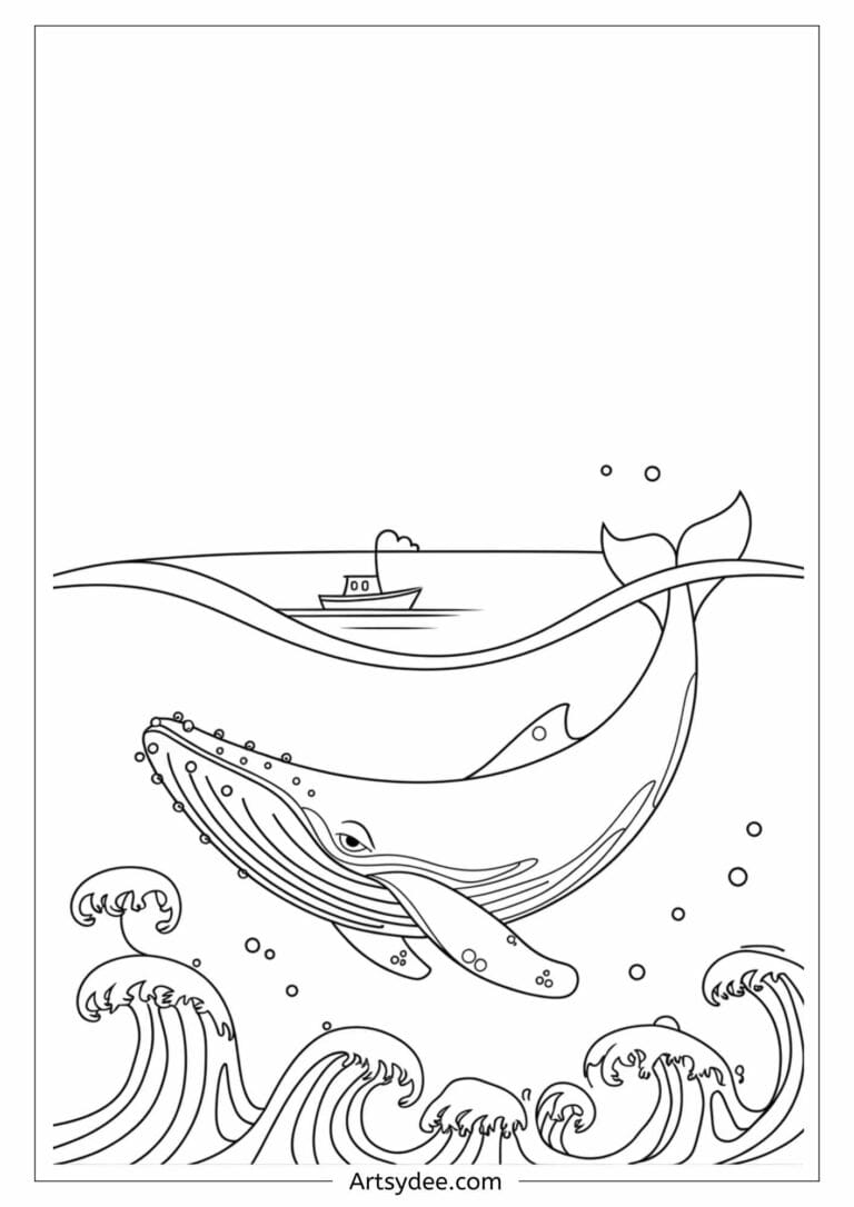 20+ Free Printable Whale Templates for Watercolor & Crafts! - Artsydee ...