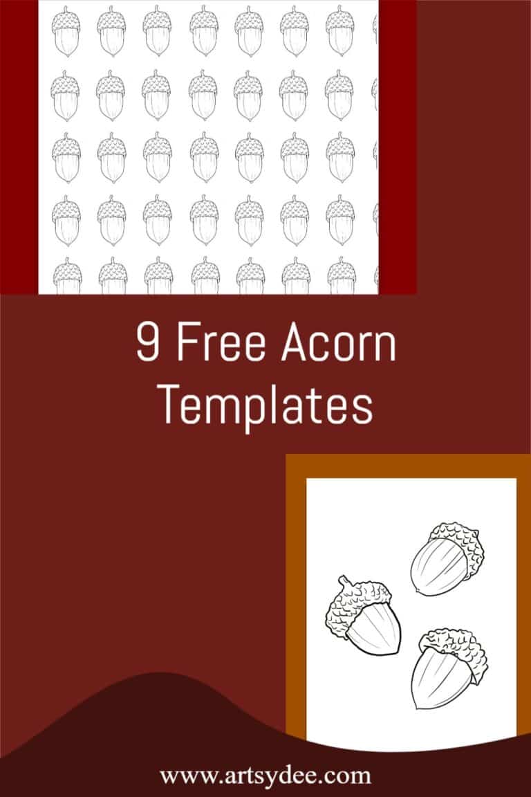 Looking for an Acorn Template? 8 FREE Acorn Printables! - Artsydee ...