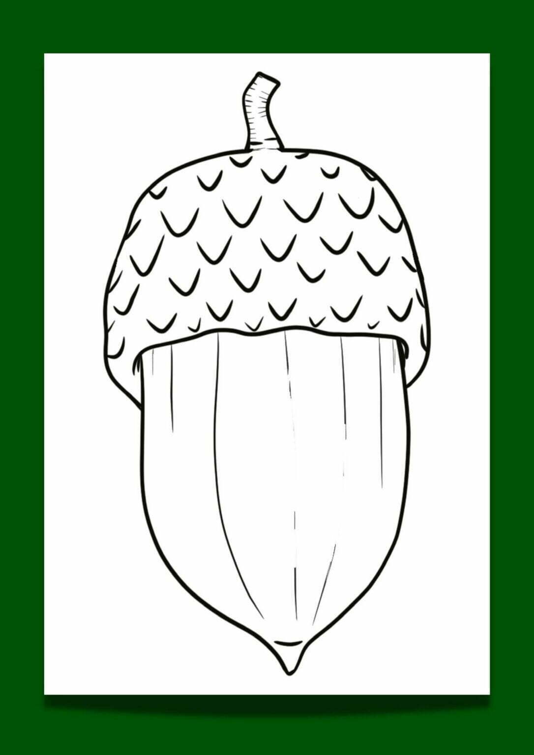 Looking for an Acorn Template? 8 FREE Acorn Printables! - Artsydee ...
