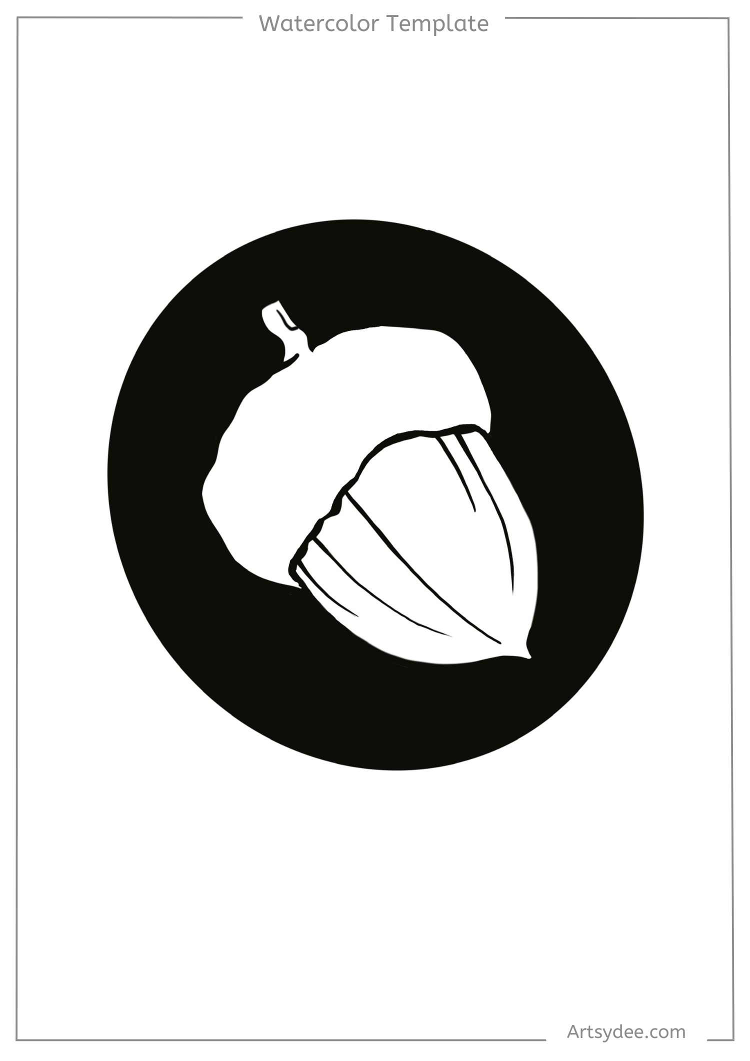 Looking for an Acorn Template? 8 FREE Acorn Printables! – Artsydee ...