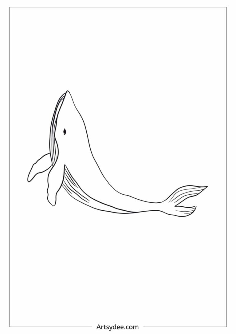 20+ Free Printable Whale Templates for Watercolor & Crafts! – Artsydee ...