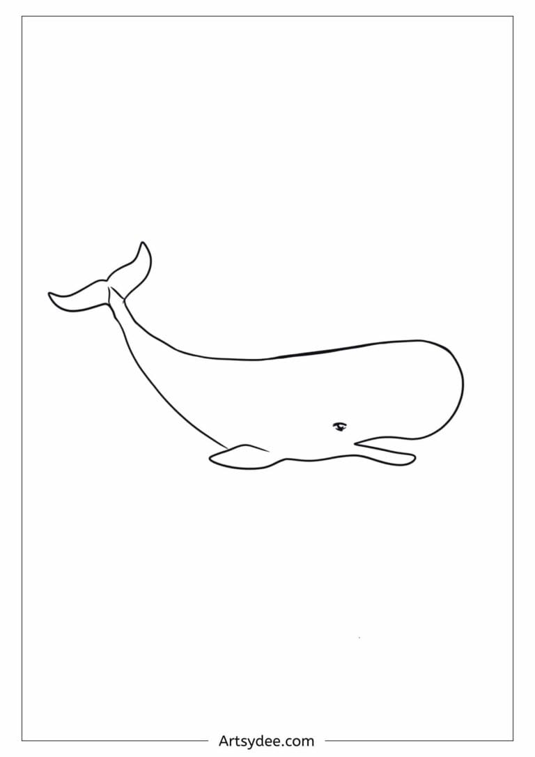 20+ Free Printable Whale Templates for Watercolor & Crafts! – Artsydee ...