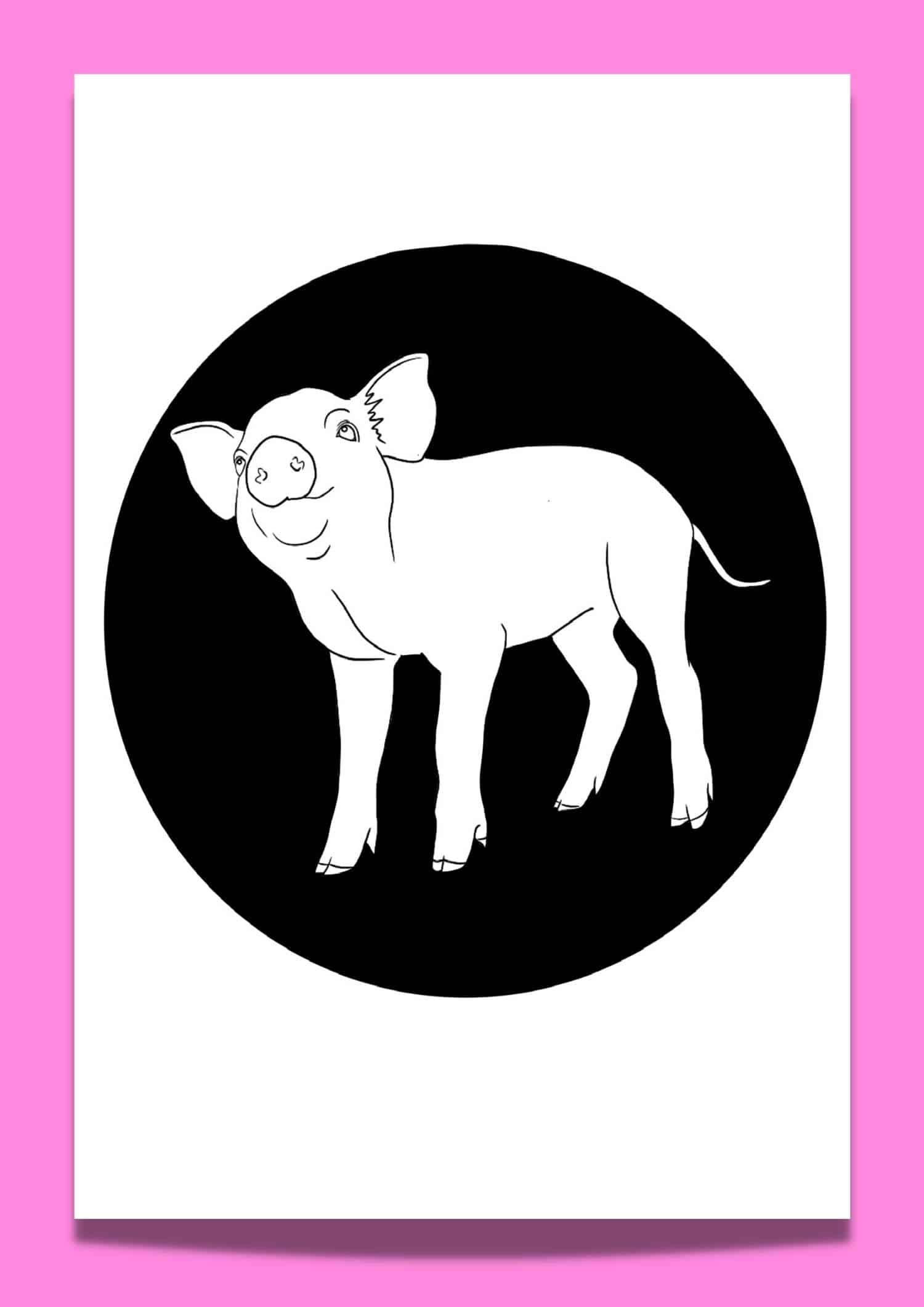 7 FREE Pig Template Printables - Artsydee - Drawing, Painting, Craft ...