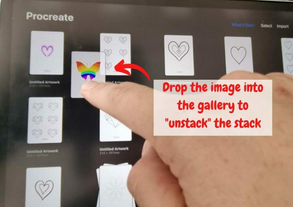 How to Unstack in Procreate: Tips & Tricks (2023) - Artsydee - Drawing, Painting, Craft & Creativity