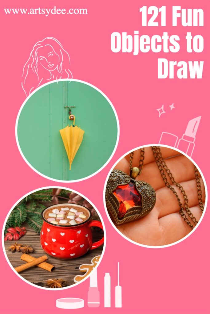 121 Easy-to-Draw Objects for Creative Minds - Artsydee - Drawing ...