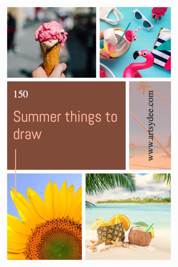 150 Easy Summer Things to Draw - Artsydee - Drawing, Painting, Craft ...
