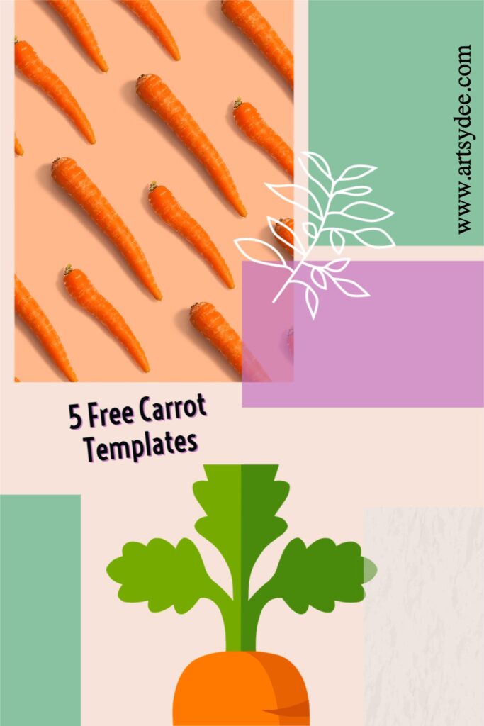 5 FREE Carrot Template Printables! - Artsydee - Drawing, Painting ...
