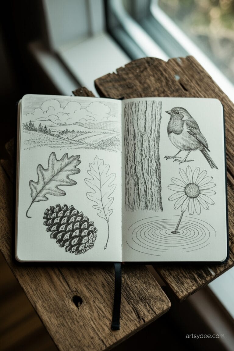 How to Start a Daily Sketchbook + 100 Things to Draw When You're Stuck ...