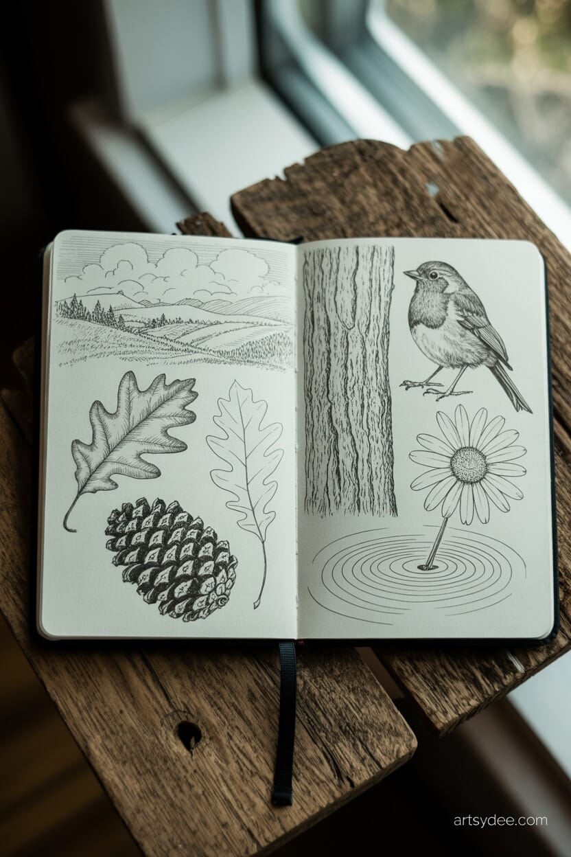 How to Start a Daily Sketchbook + 100 Things to Draw When You're Stuck ...