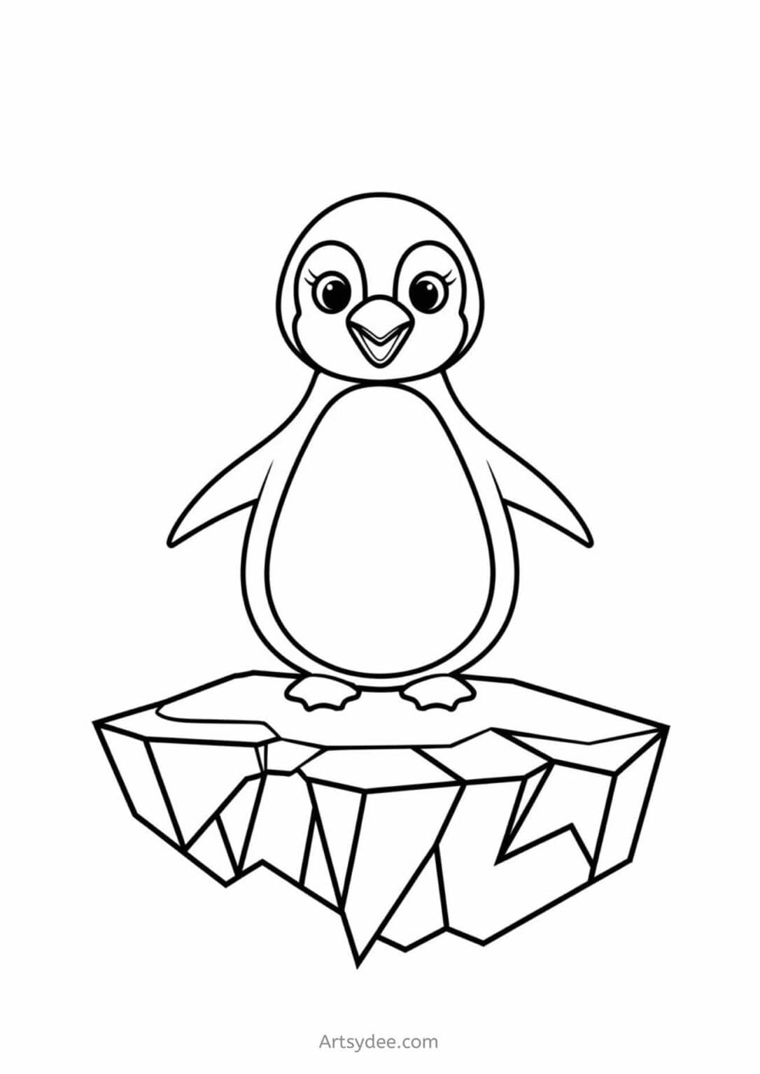 18 Free Printable Penguin Templates for Watercolor & Coloring Fun ...