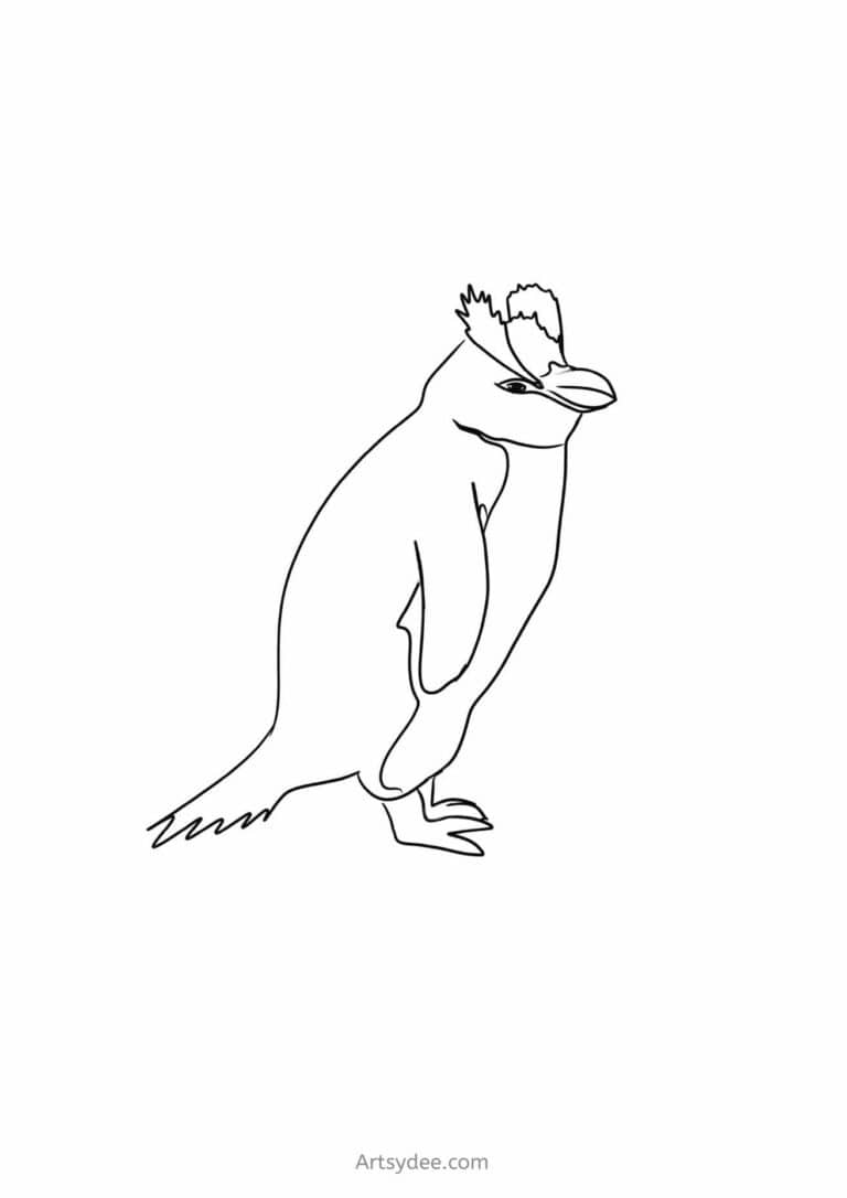 18 Free Printable Penguin Templates for Watercolor & Coloring Fun ...
