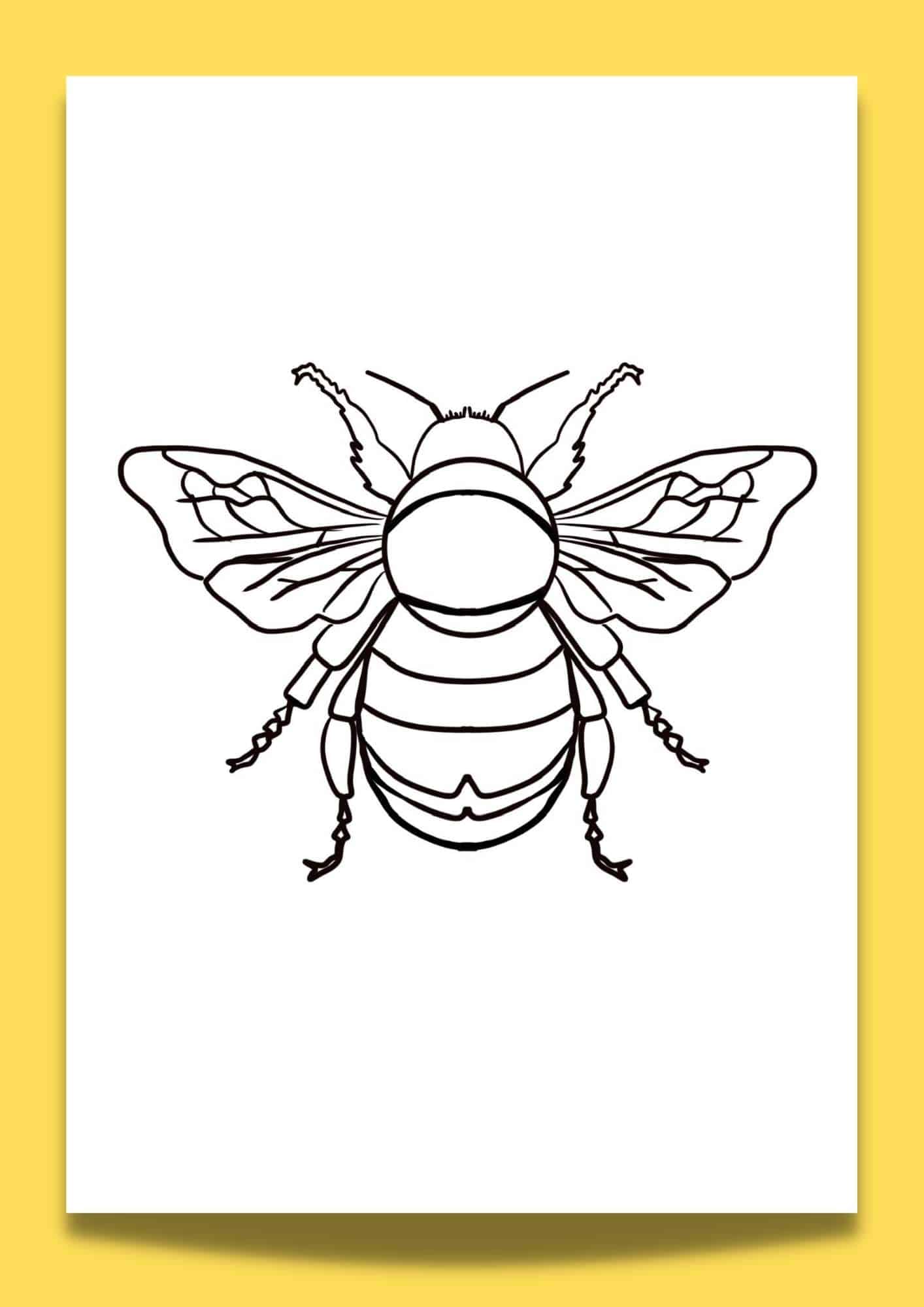 3 x Free Printable Bumble Bees - Artsydee - Drawing, Painting, Craft ...