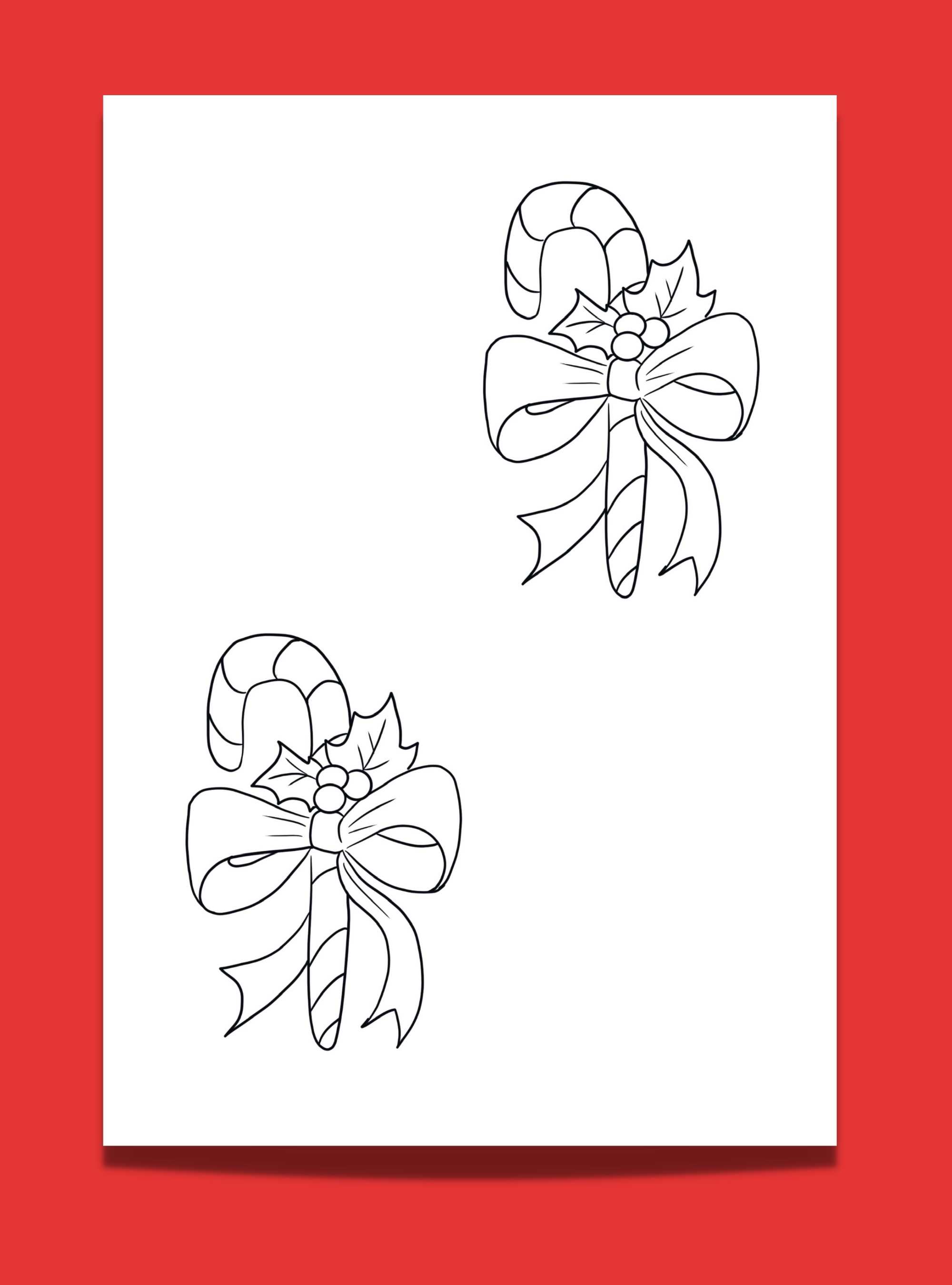 Looking for a Candy Cane Template? 10 x Free & Festive Candy Cane ...