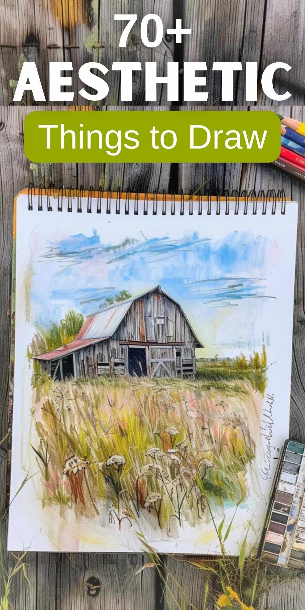 70+ Aesthetic Things to Draw: Creative Sketchbook Inspiration ...