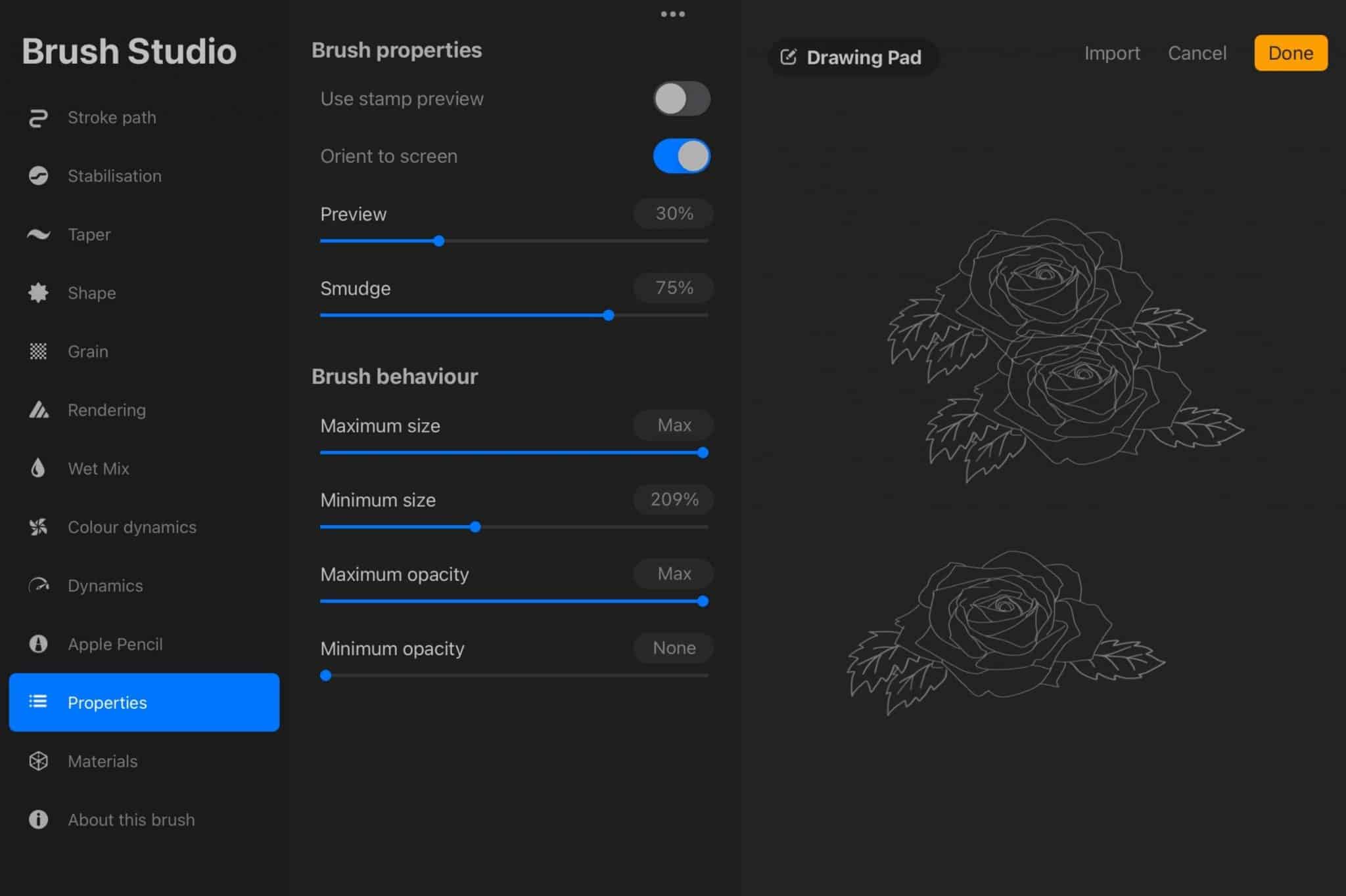 Flower Brush Procreate: 33 Free Hand-Drawn Flowers for iPad Art ...