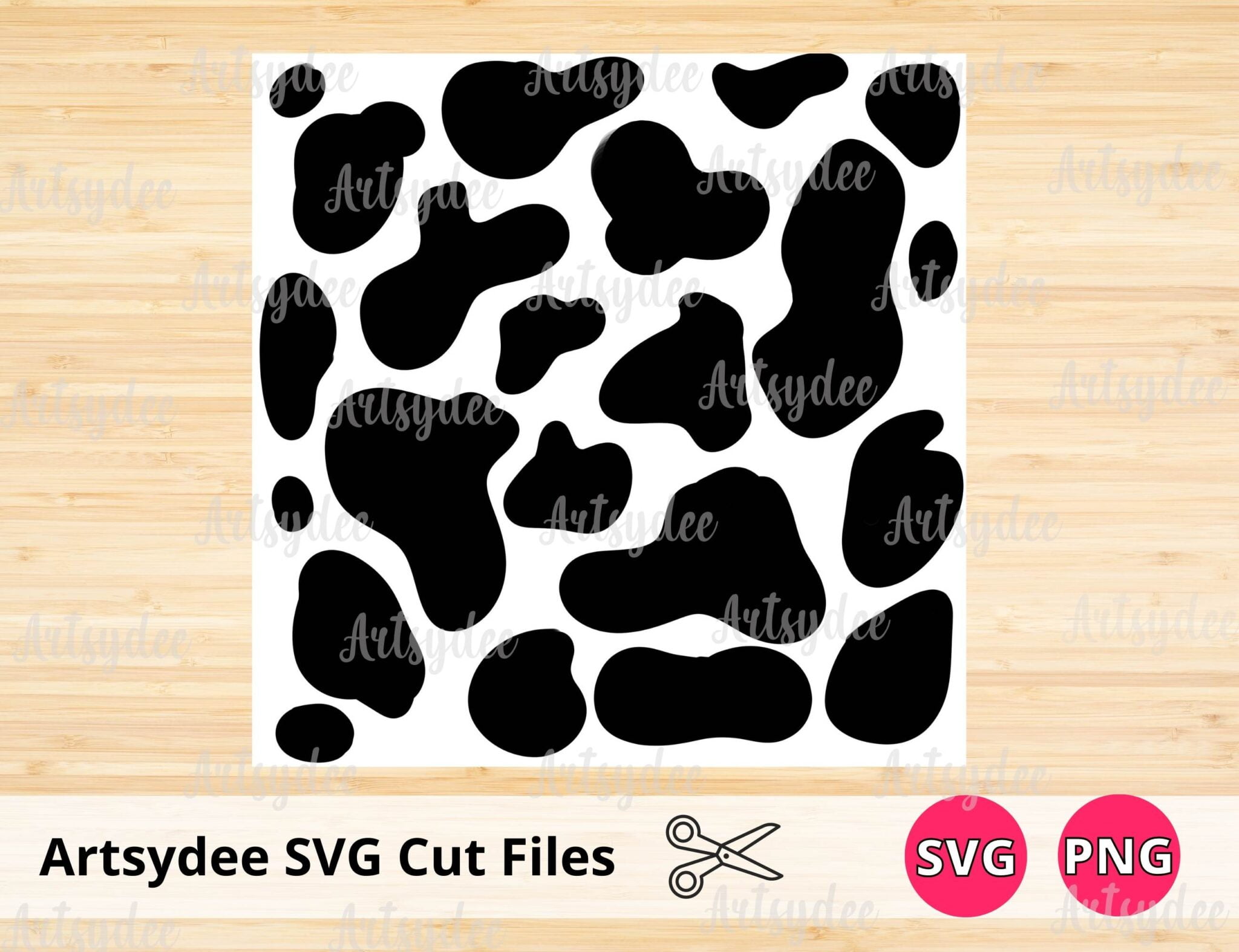 Free Cow Print SVG & PNG for A...moo...zing Crafts: Download Now ...