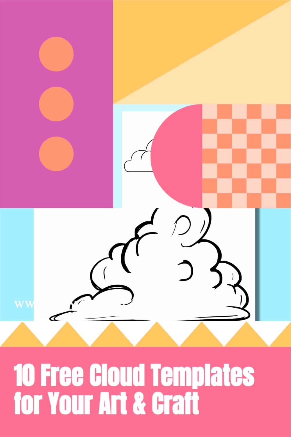 Looking for a Cloud Template? 10 Free Printable Cloud Templates for ...