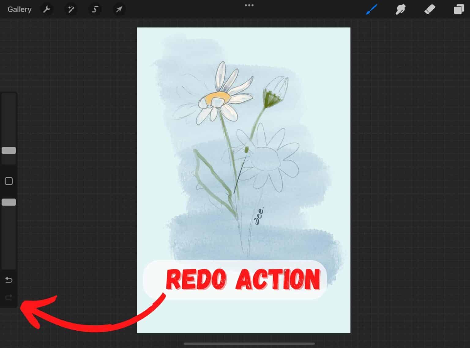 How to Undo on Procreate: Easy Tips to Redo & Undo - Artsydee - Drawing, Painting, Craft ...