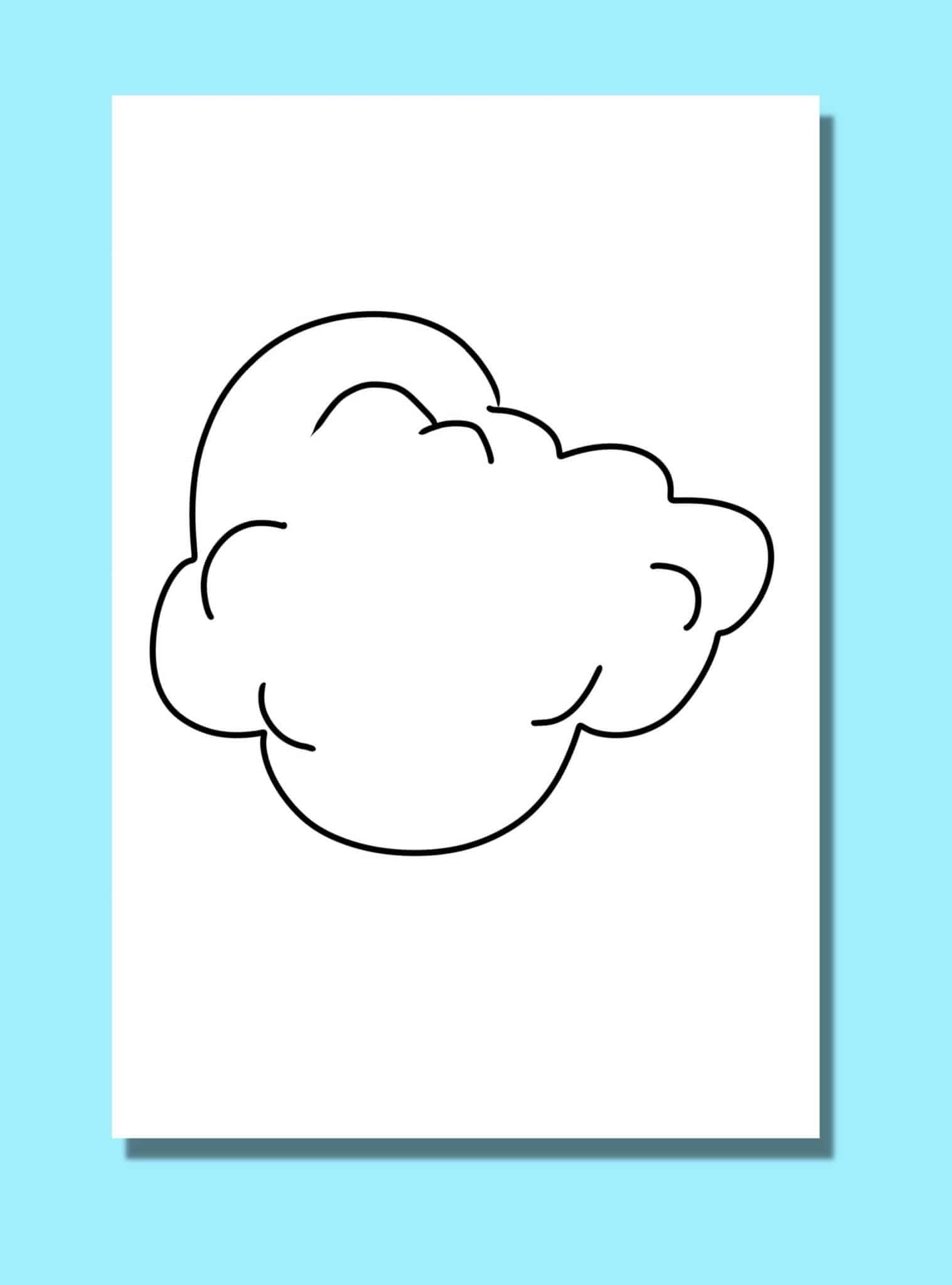 Looking for a Cloud Template? 10 Free Printable Cloud Templates for ...
