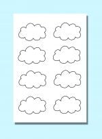 Looking for a Cloud Template? 10 Free Printable Cloud Templates for ...