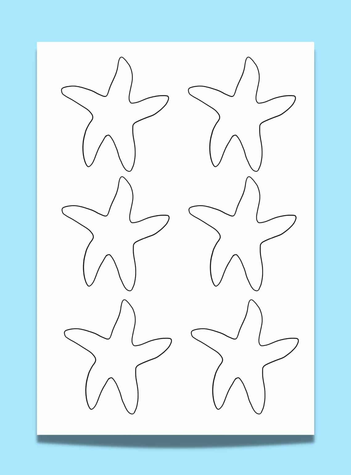 Looking for a Starfish Template? 7 Free Starfish Printables for ...