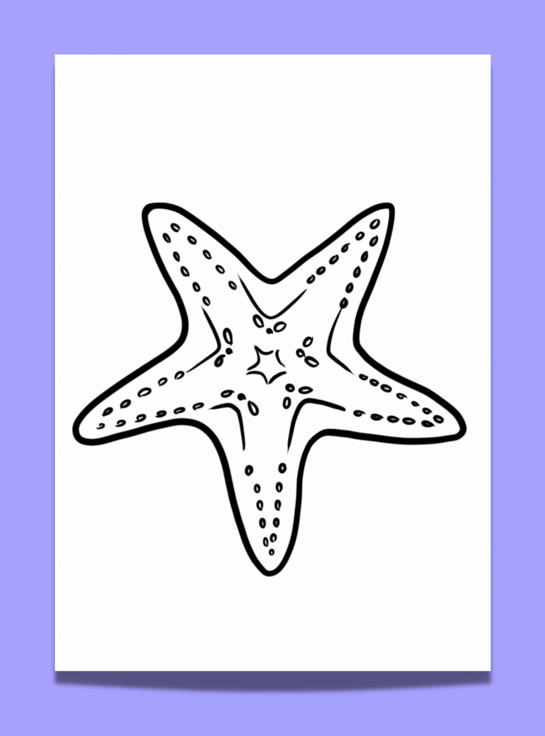 Looking for a Starfish Template? 7 Free Starfish Printables for ...