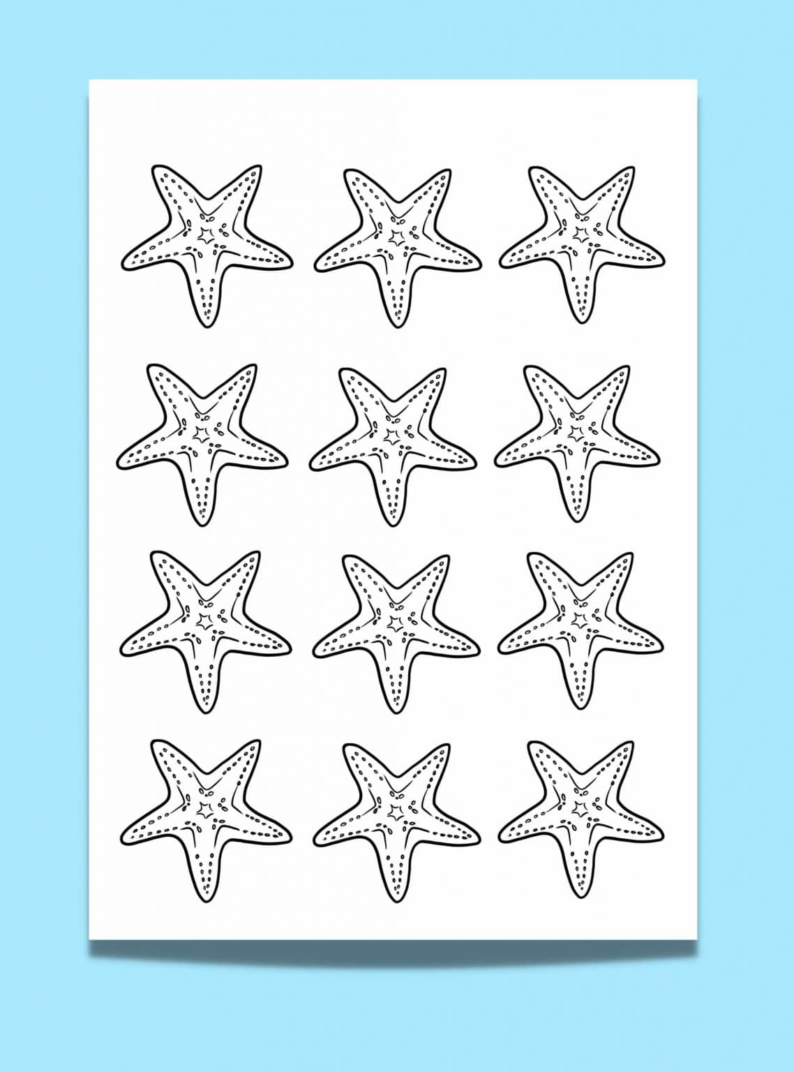 Looking for a Starfish Template? 7 Free Starfish Printables for ...