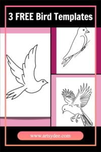 Get Crafty with These Free Bird Template Printables - Artsydee ...