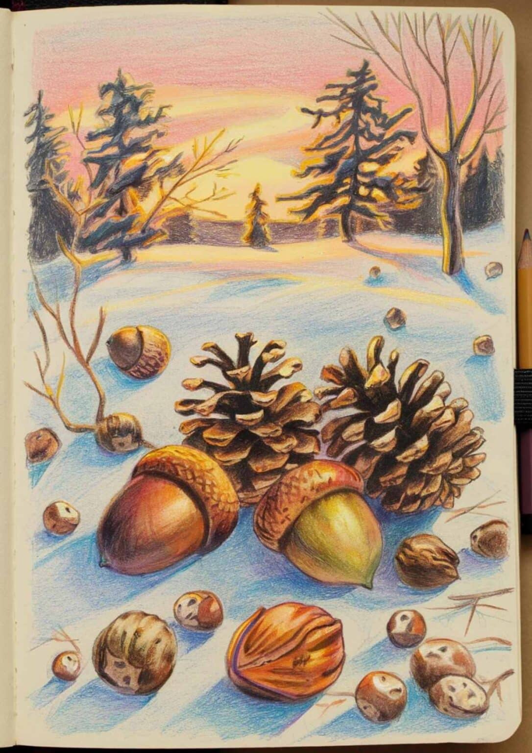 150 Wonderful Winter things to Draw - Artsydee - Drawing, Painting ...