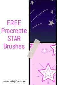 Looking for a Procreate Star Brush? 3 Free Procreate Star Stamps ...