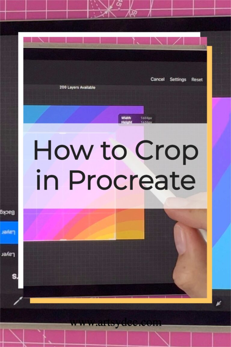 How To Crop In Procreate Procreate Editing 101 Artsydee Drawing