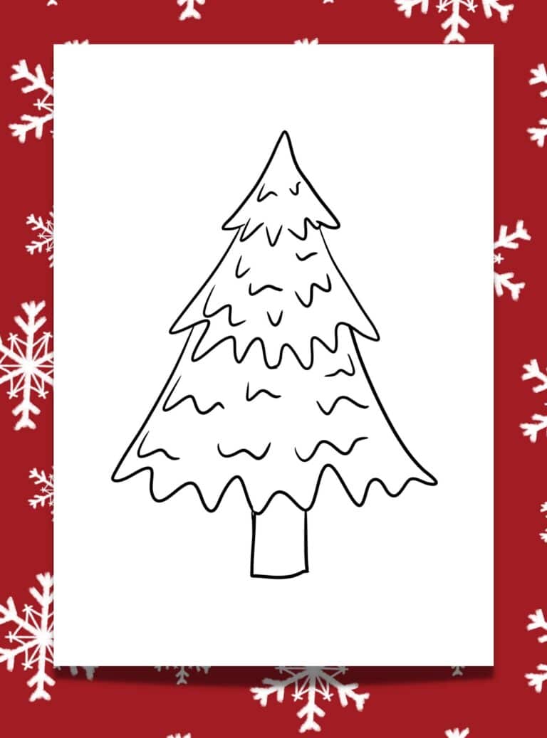 5 x Christmas Tree Printable Free Templates - Artsydee - Drawing ...