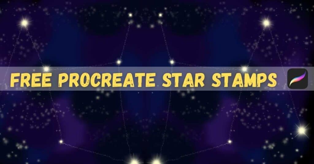 Looking for a Procreate Star Brush? 3 Free Procreate Star Stamps ...