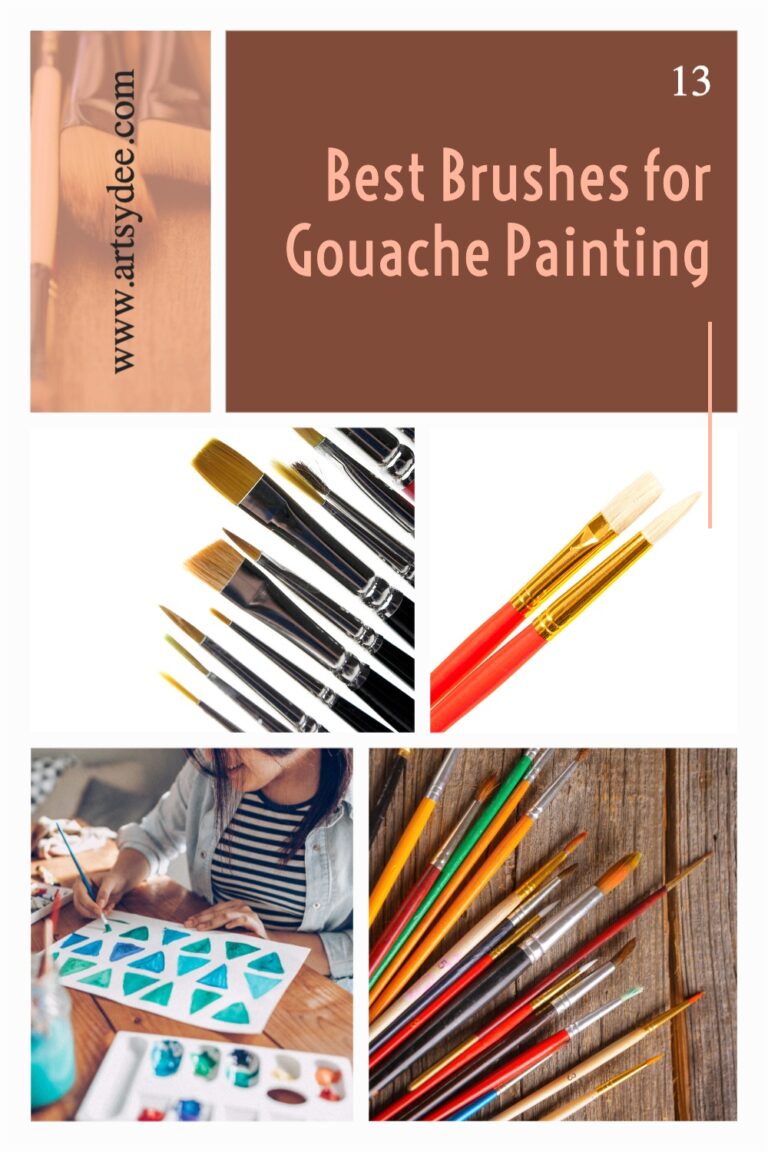 The 13 Best Gouache Brushes for Beginners and Professionals - Artsydee ...