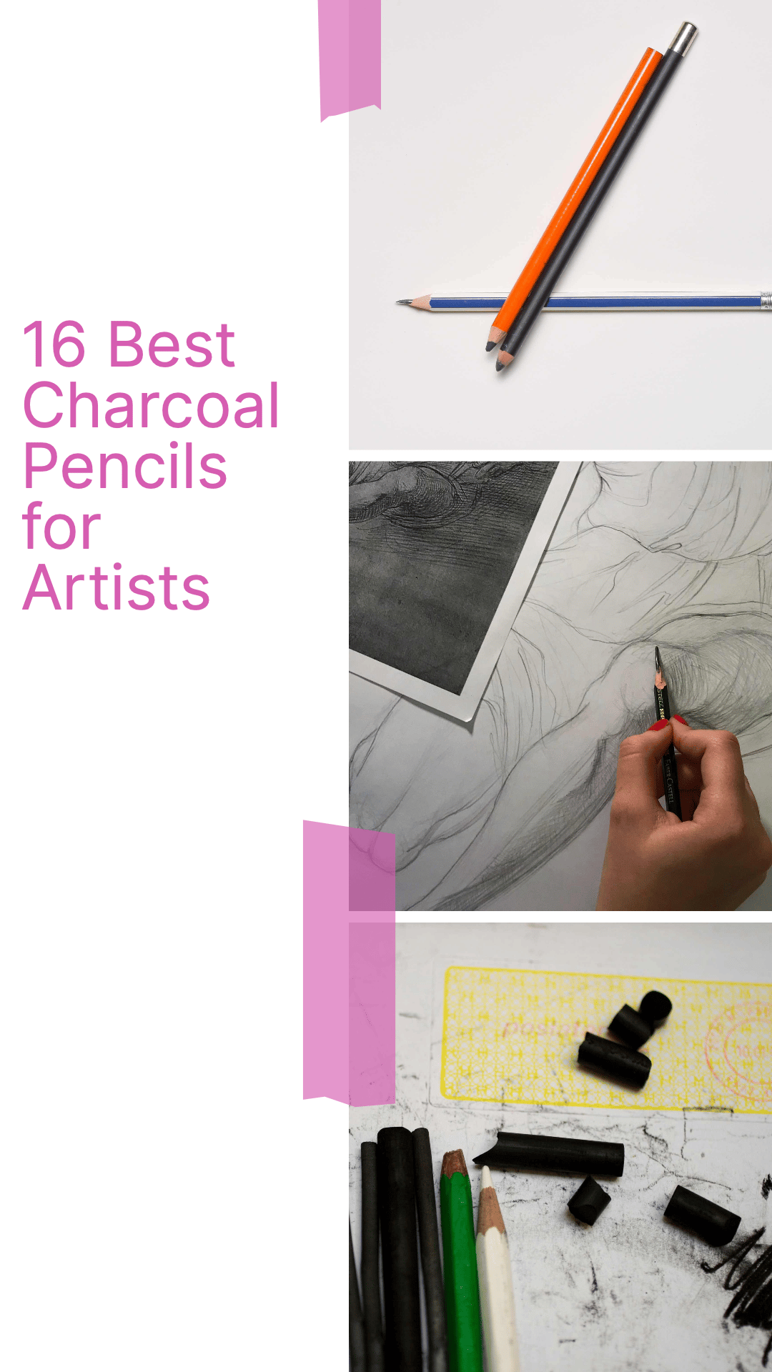 16 Best Charcoal Pencils For Artists Of All Levels - Artsydee - Drawing ...