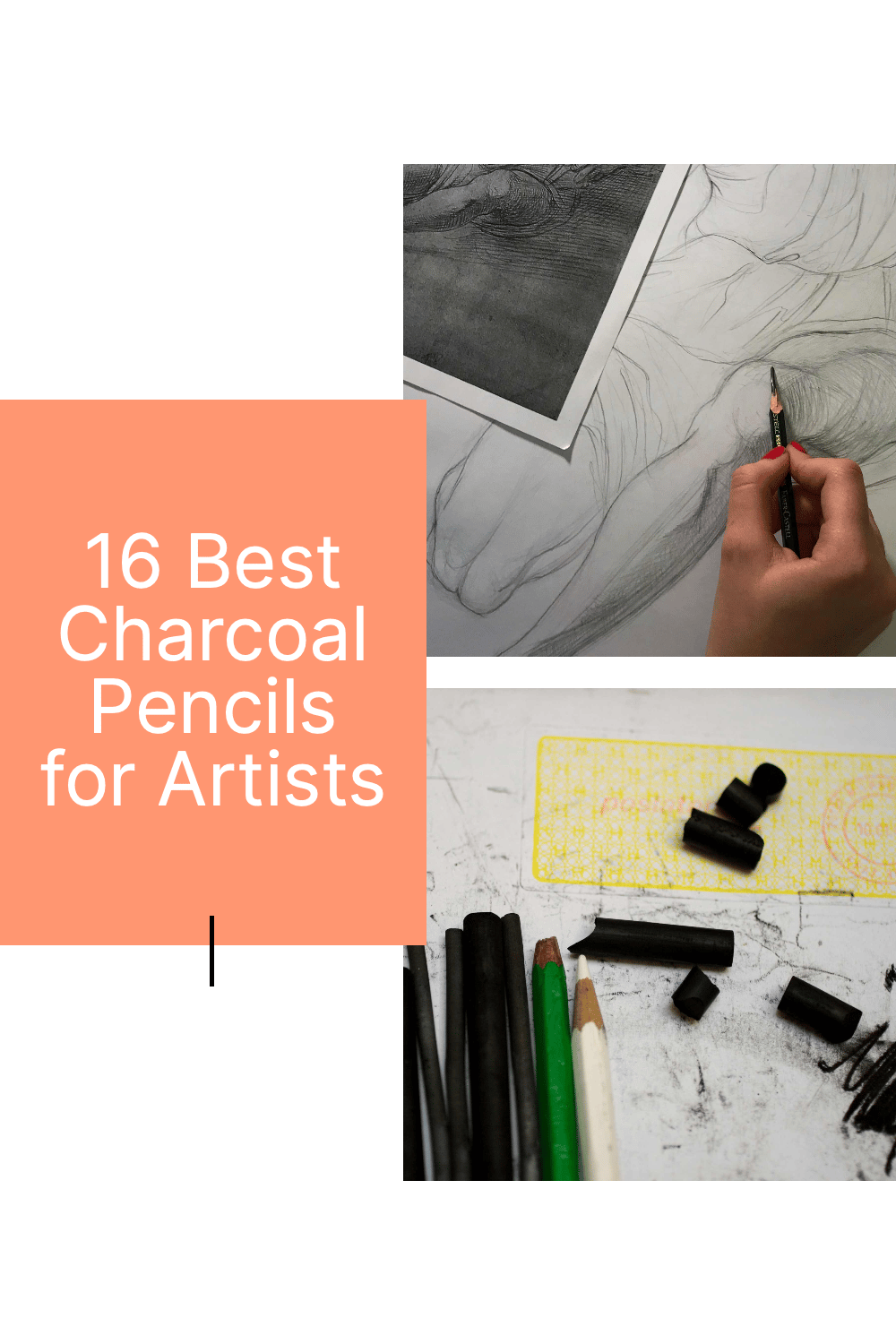 16 Best Charcoal Pencils For Artists Of All Levels - Artsydee - Drawing ...