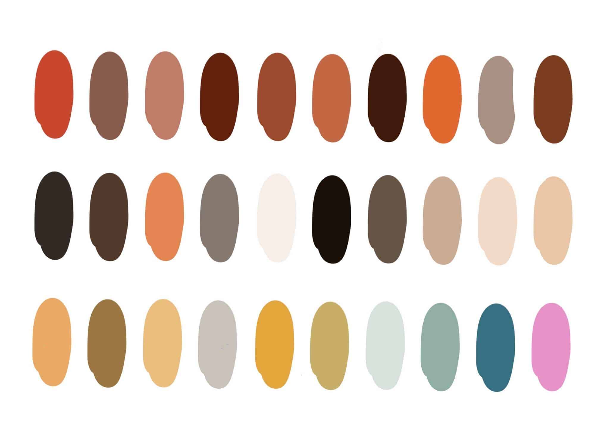 Get Groovy with a Procreate 70s Color Palette - Artsydee - Drawing ...